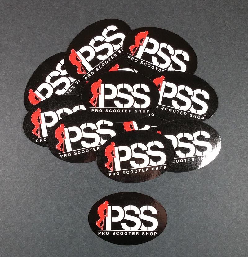 Custom Oval Decal Stickers