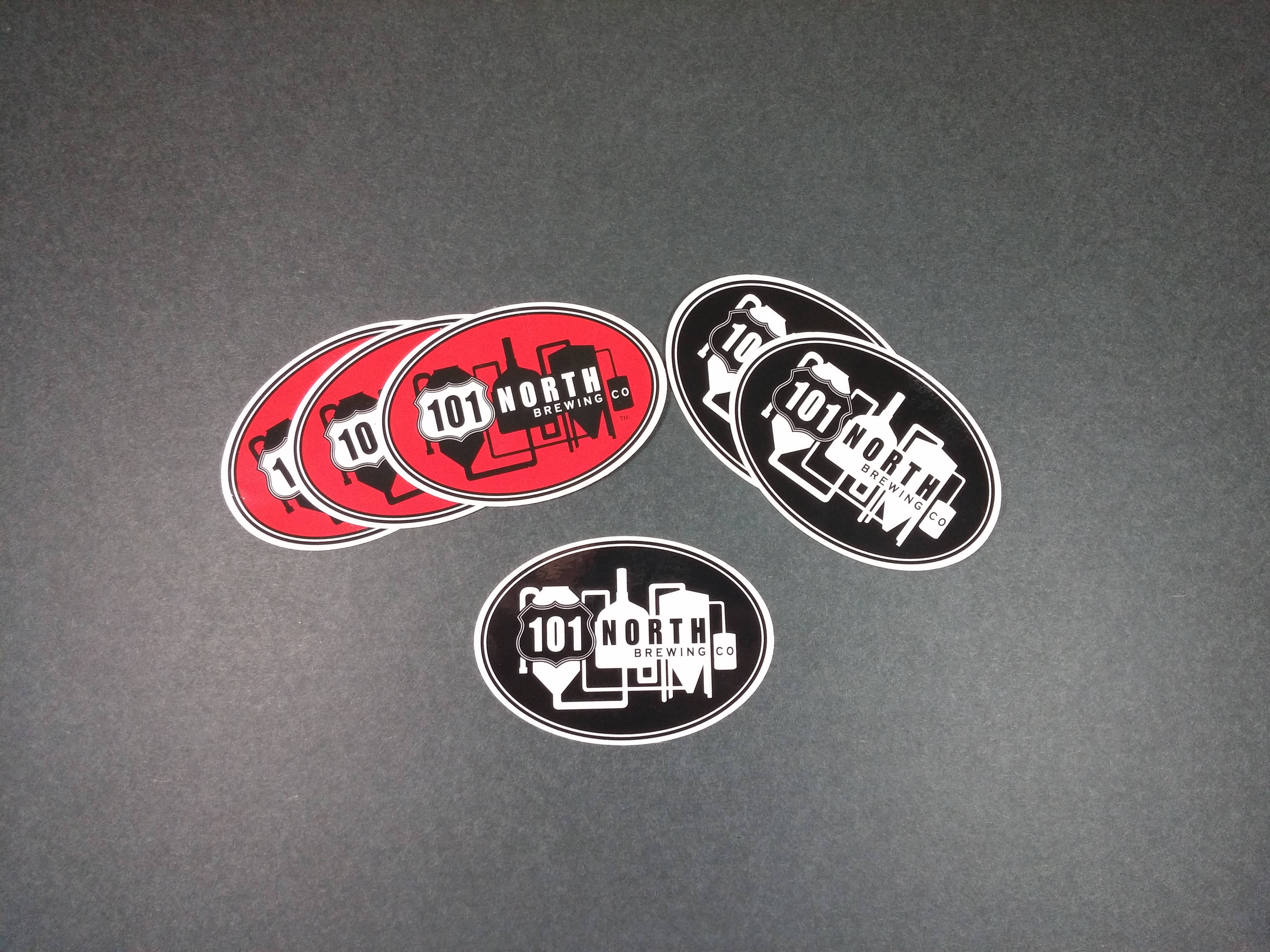 Custom Oval Decal Stickers